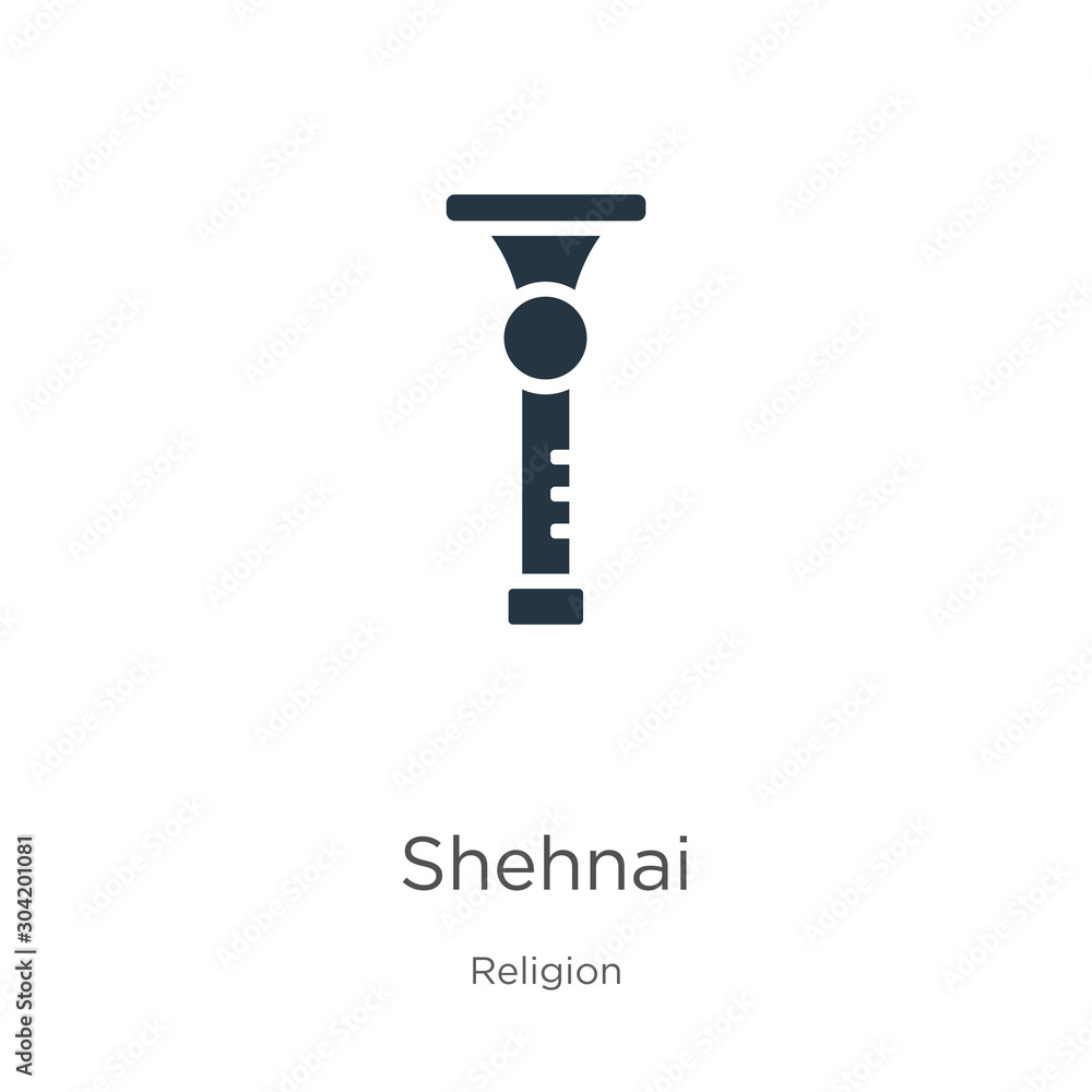 Shehnai icon vector. Trendy flat shehnai icon from religion collection ...