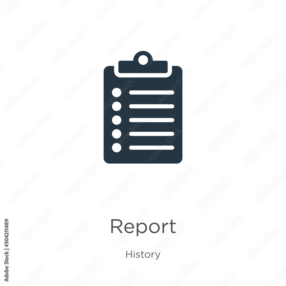 Report Icon Flat