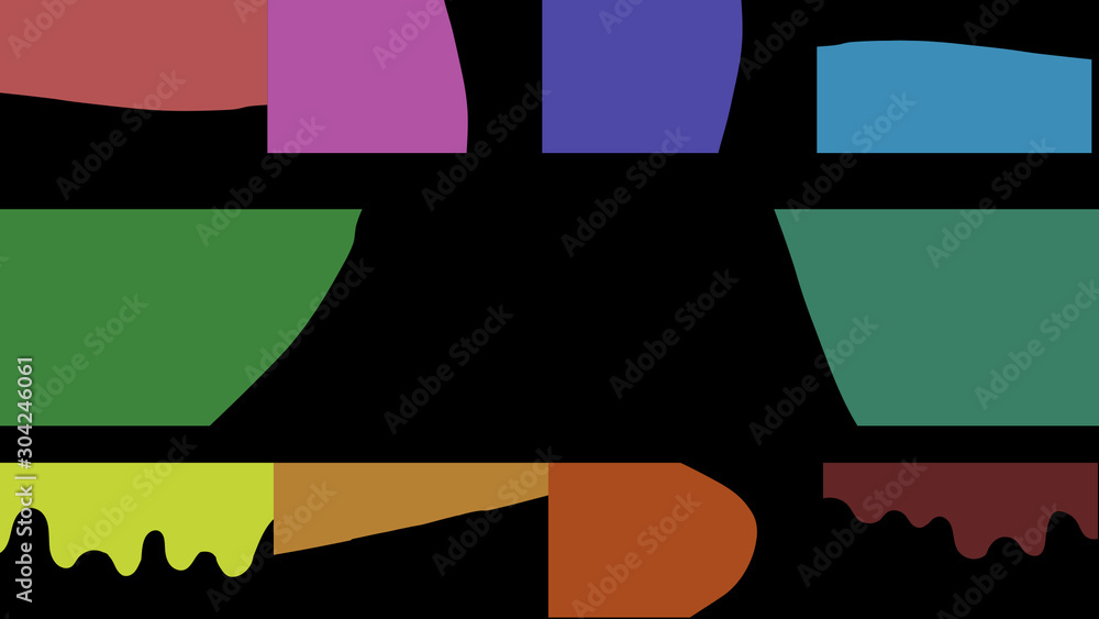 Dynamic Cartoon Transitions Stock Template | Adobe Stock