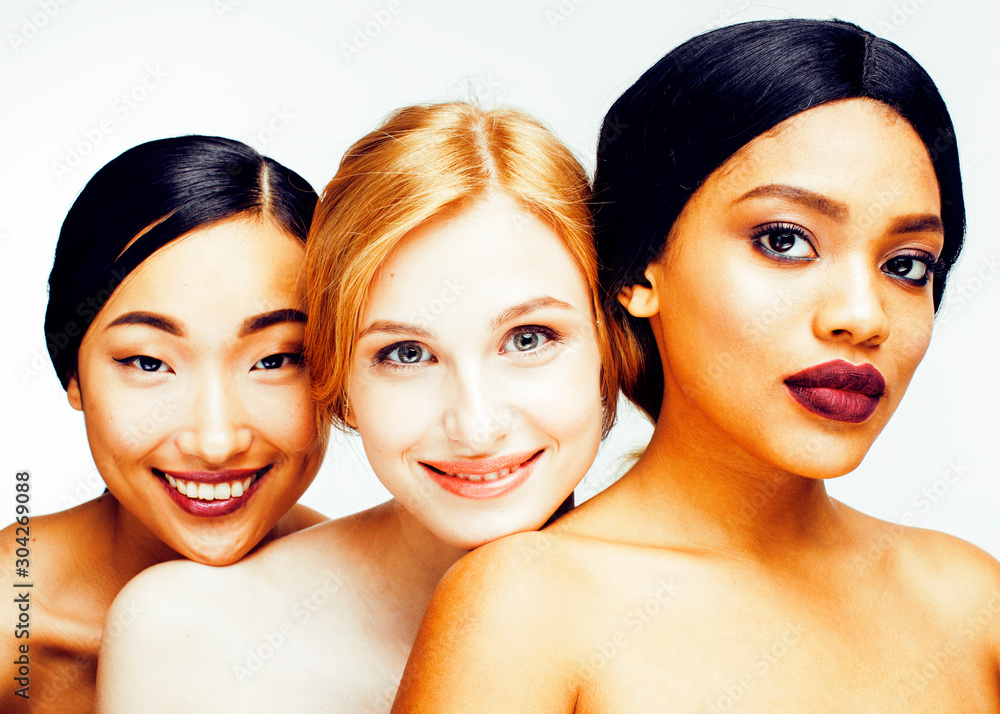 White And Asian People