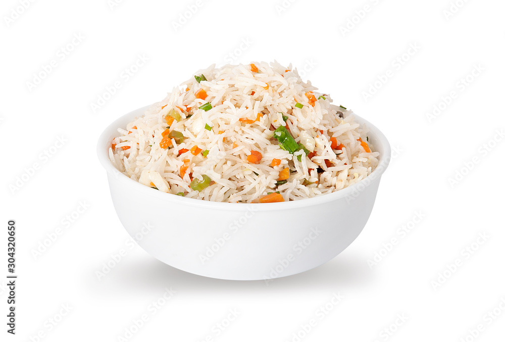 Indian Fried Rice Plate
