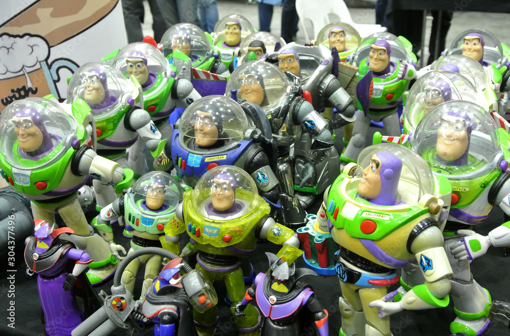 KUALA LUMPUR, MALAYSIA -OCTOBER 5, 2018: Buzz Lightyear the Space ...