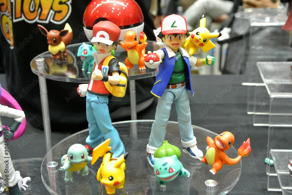 KUALA LUMPUR, MALAYSIA -OCTOBER 6, 2018: Anime character from Pokemon ...