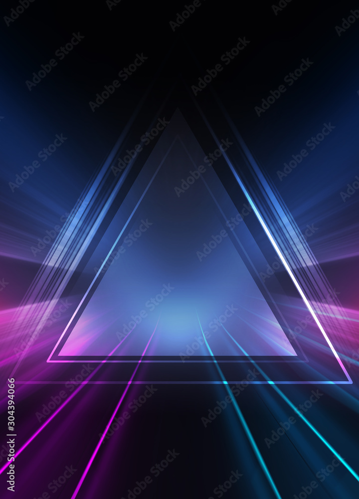 Empty dark abstract background. Background of an empty show scen Stock ...