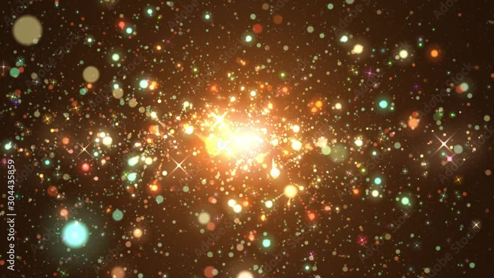 Space orange background with stars. Background orange movement ...