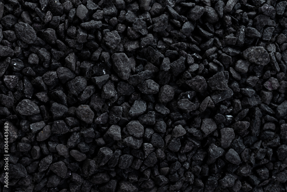 Black road stones gravel texture. Rocks for construction, dark ...