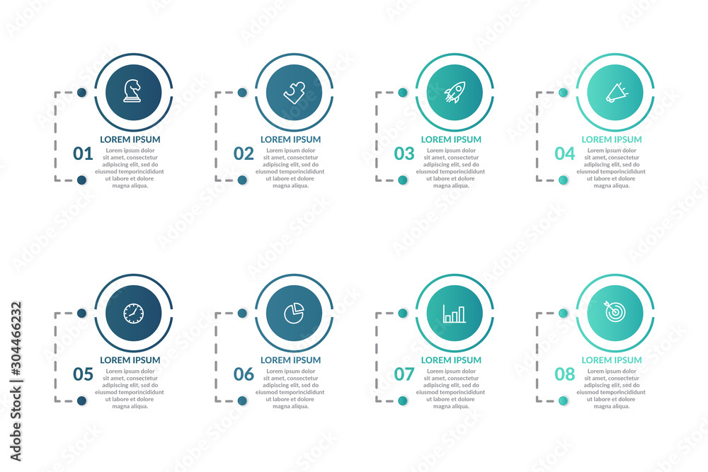 list infographic template design . business infographic concept for ...