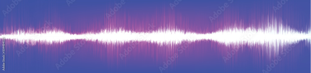 Panorama Light Violet Digital Sound Wave Background,technology and ...
