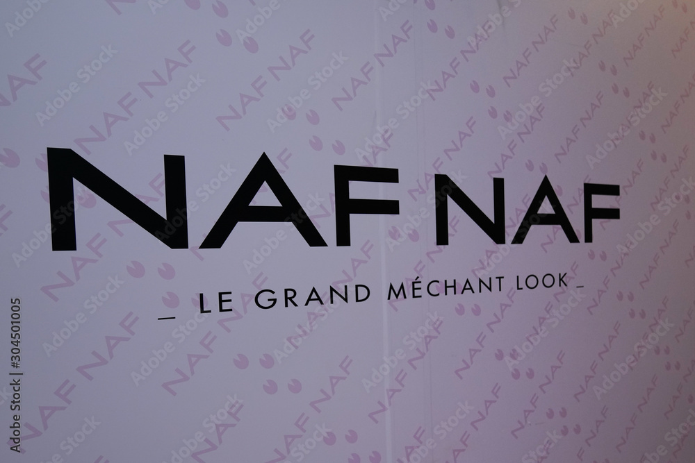 Nafnaf shop logo Naf-naf sign popular uk high street naf naf store ...