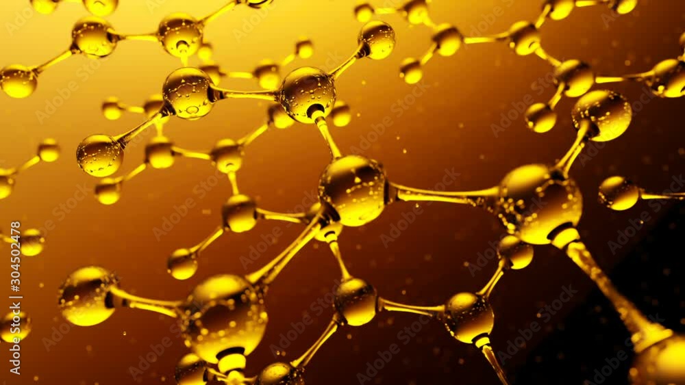 Atom Benzil a compound of hydrogen and carbon. Molecular structure, 3d ...