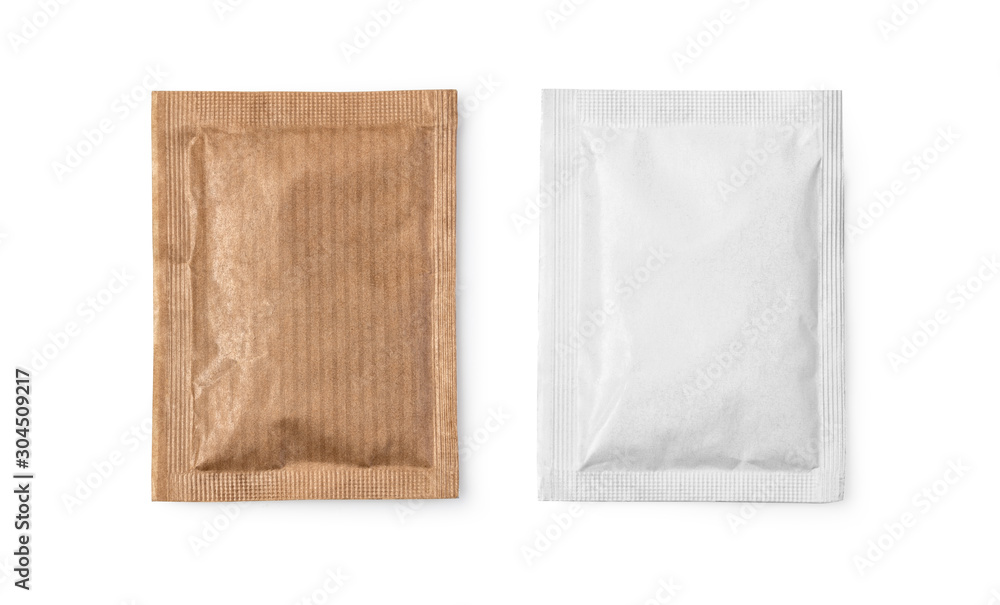 Small sugar packets isolated 스톡 사진 | Adobe Stock