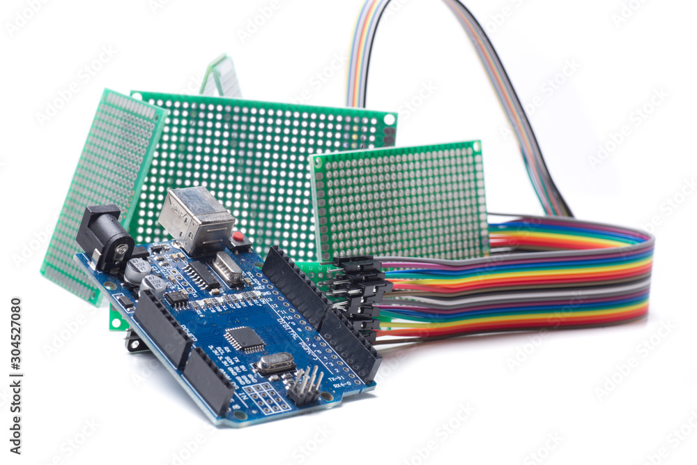 arduino pcb plus Stock Photo | Adobe Stock