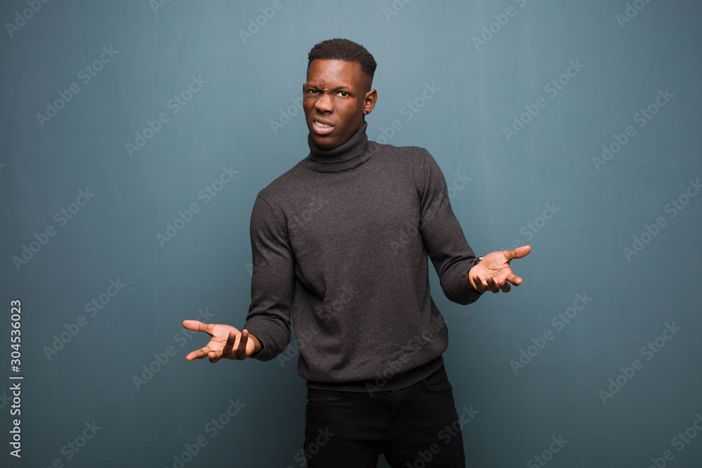 Confused Black Man