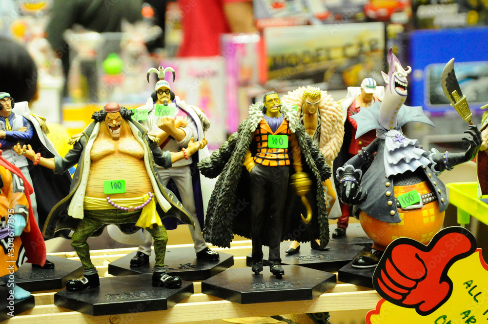 KUALA LUMPUR, MALAYSIA -OCTOBER 6, 2018: Selected focused of fictional ...