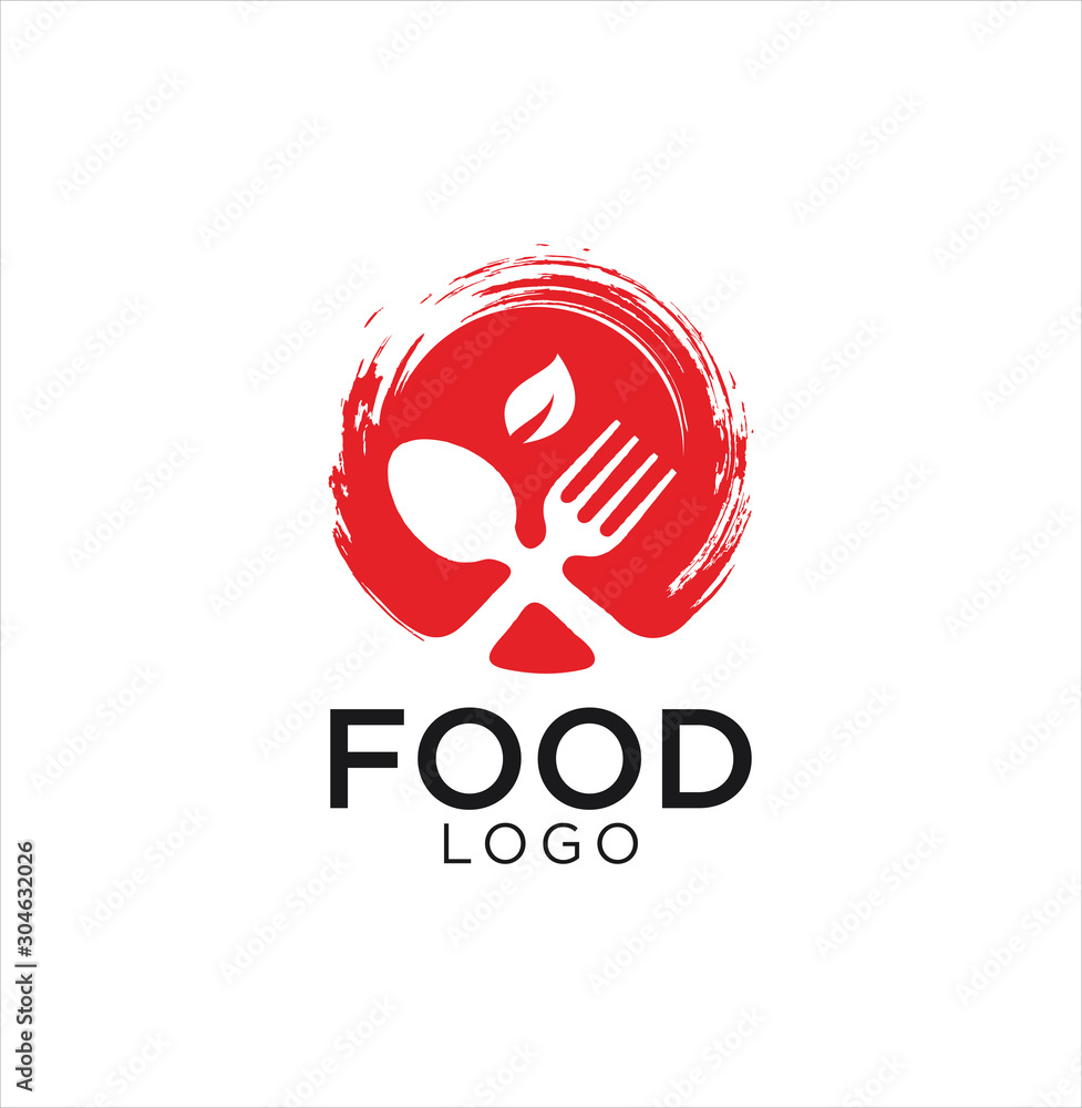 Food Logo Design . cutlery Logo Design Illustration . Restaurant logo ...