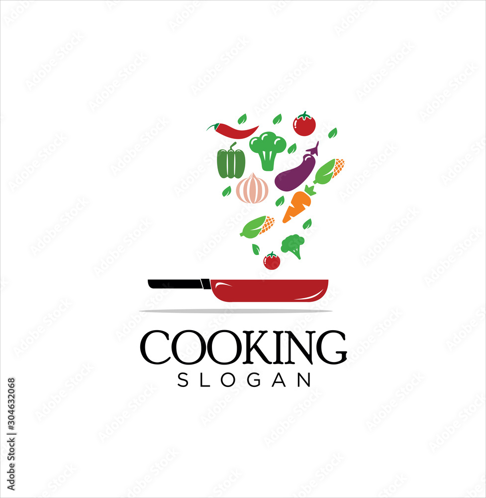 Cooking logo . Soup cooking logo design inspiration . Healthy Food Logo ...