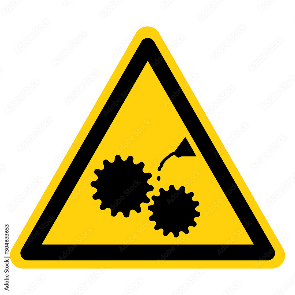 Warning Do Not Oil Symbol Sign,Vector Illustration, Isolate On White ...