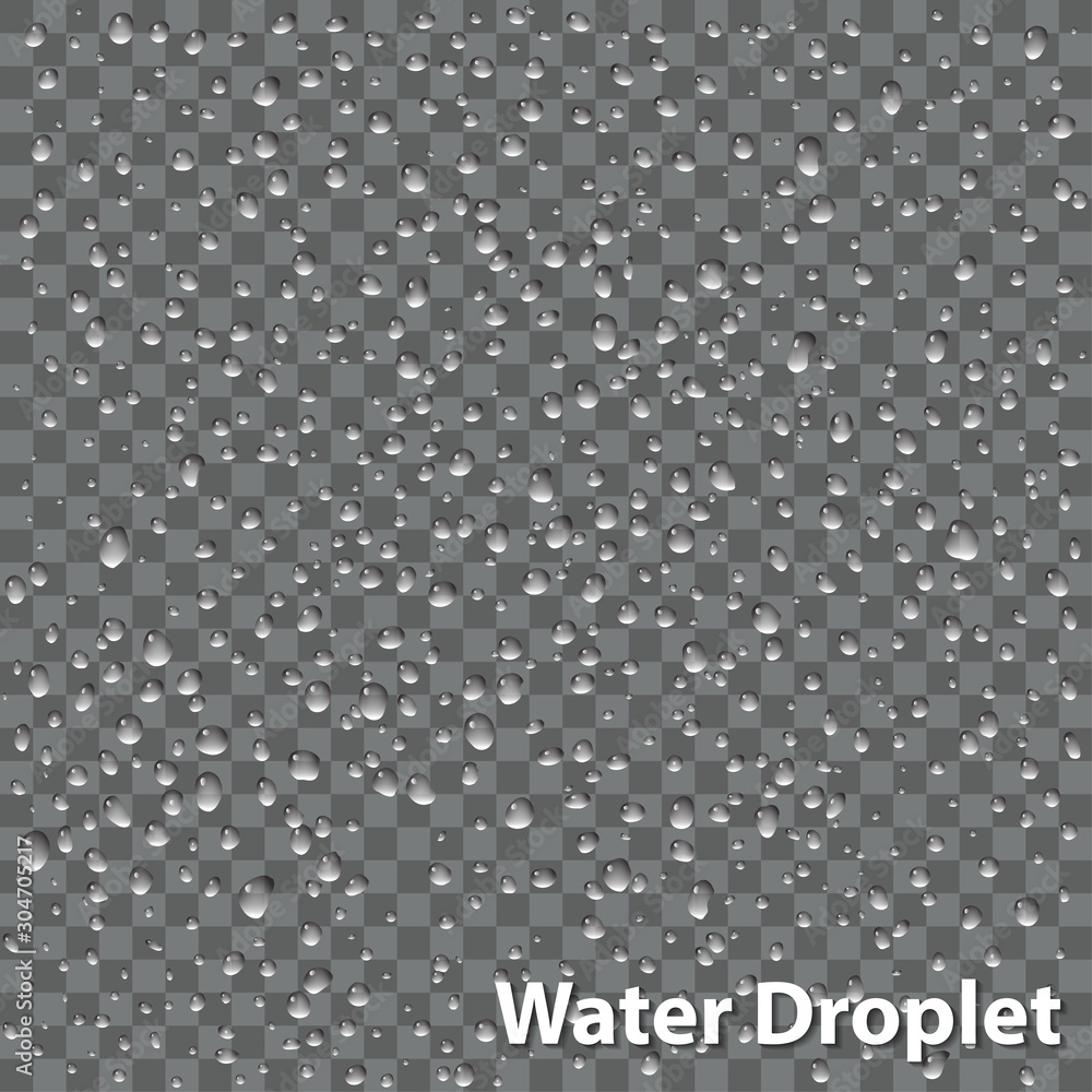 Vector Water Droplet Overlay | EPS10 Vector Stock Vector | Adobe Stock