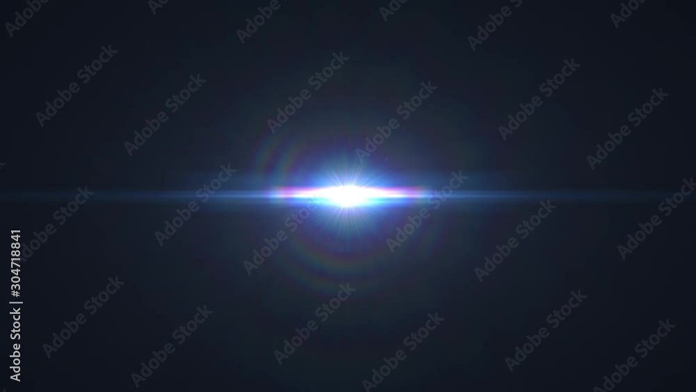 Optical Lens Flare Effect, Light Burst, Fading, Glowing Animation ...