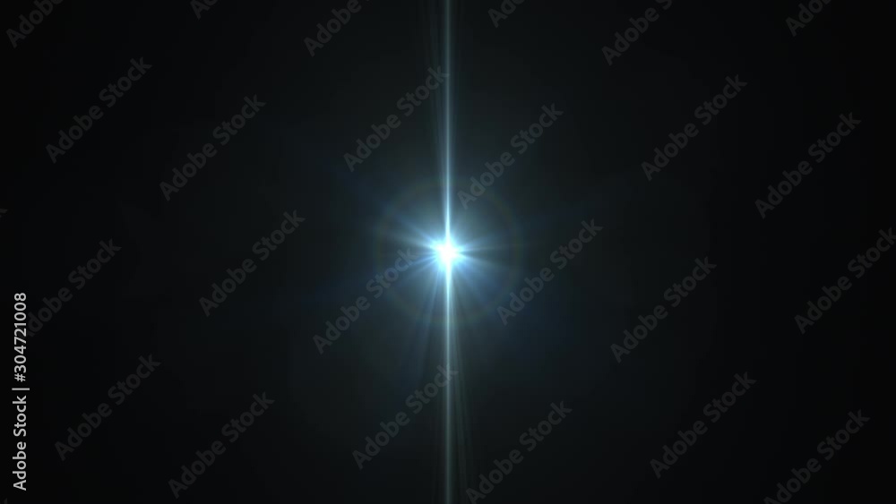 Optical Lens Flare Effect, Light Burst, Fading, Glowing Animation ...
