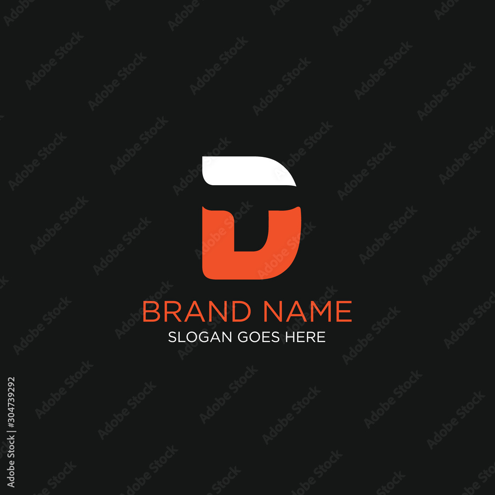 Creative and modern DT letter logo design template vector eps Stock ...