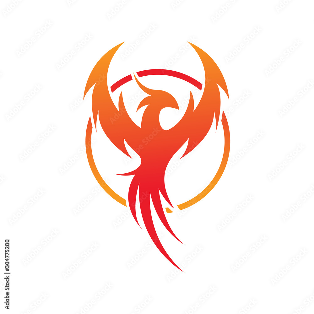 Phoenix Fire Vector