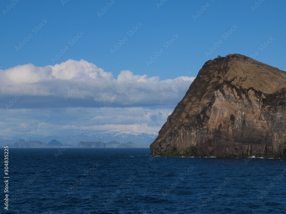 Vestmannaeyjar or Westman Islands, a chain of volcanic islands south of ...