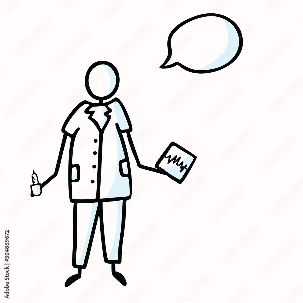 nurse, check up, vital signs, thermometer, heart chart, uniform ...