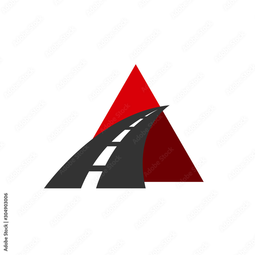 road construction logo road maintenance creative sign concept. Paving ...
