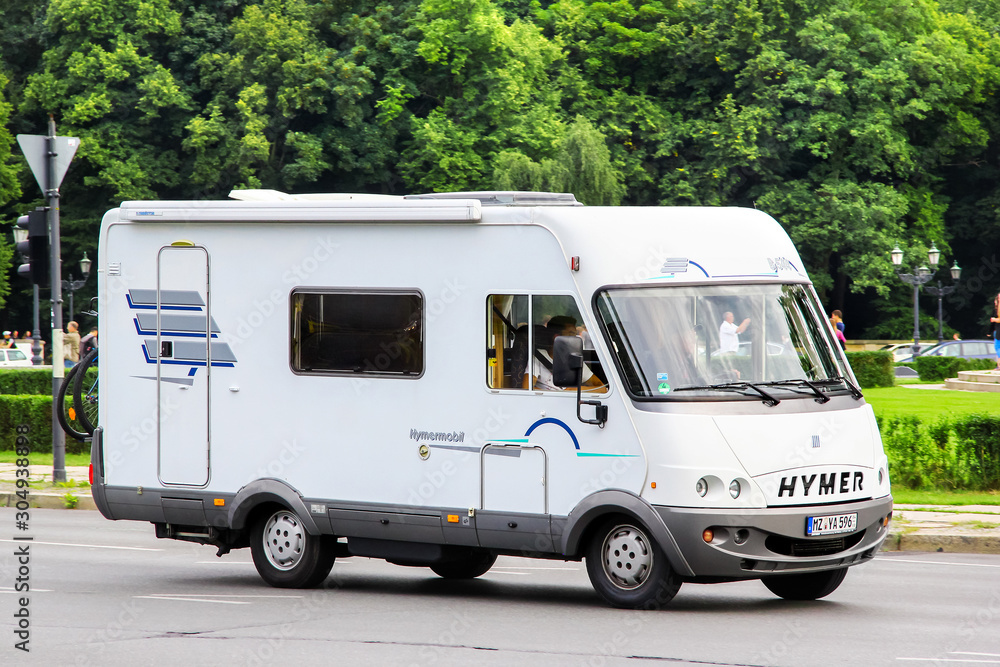 Hymer Hymermobil Stock Photo | Adobe Stock