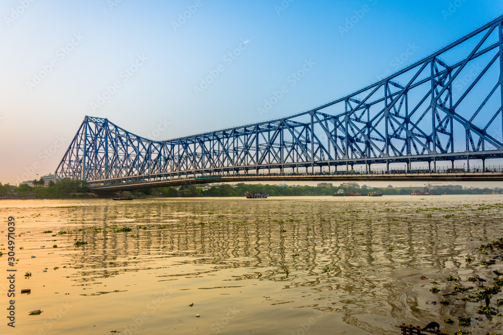 Howrah Bridge in Kolkata , West Bengal Stock Photo | Adobe Stock