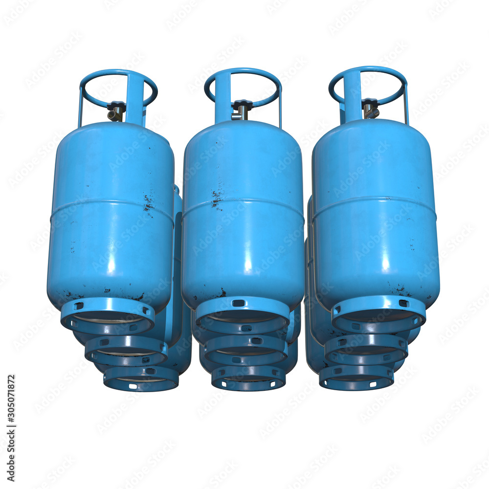 Illustrazione Stock Gas cylinder lpg tank gas-bottle. Propane gas ...