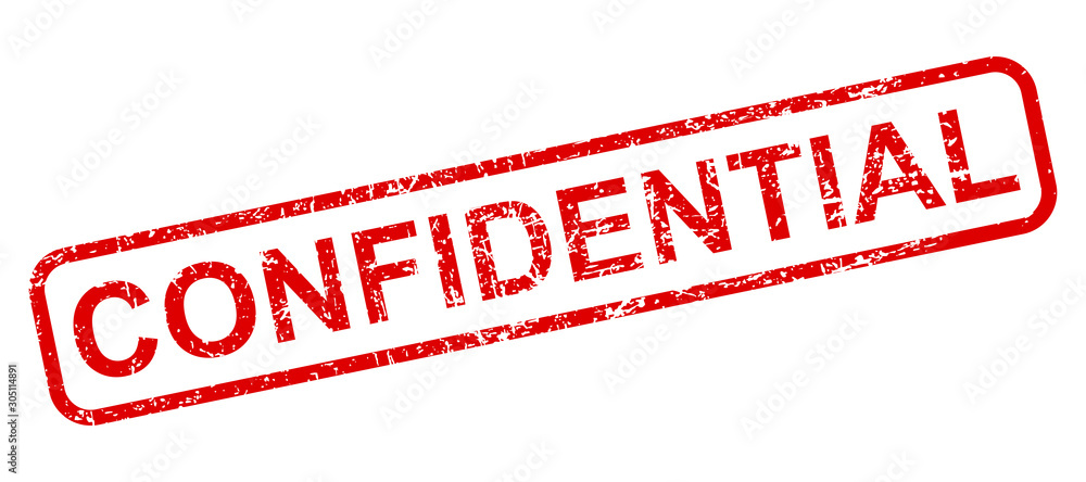 Confidential red stamp icon sign – stock vector Stock Vector | Adobe Stock