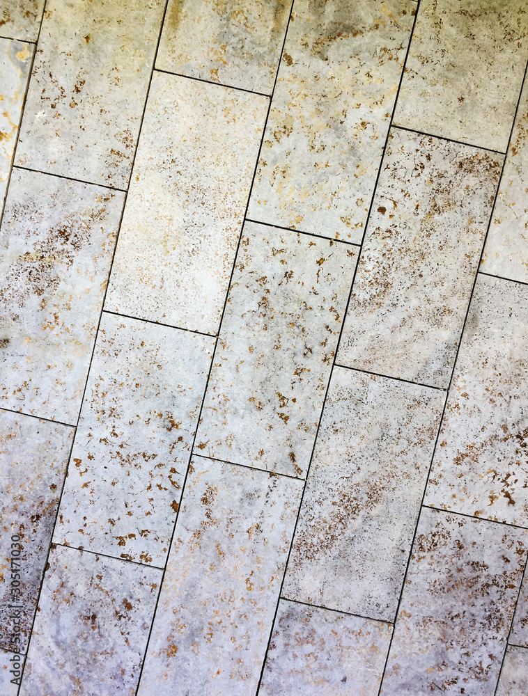 Travertine slab texture tile pattern - sedimentary rock tile Stock ...