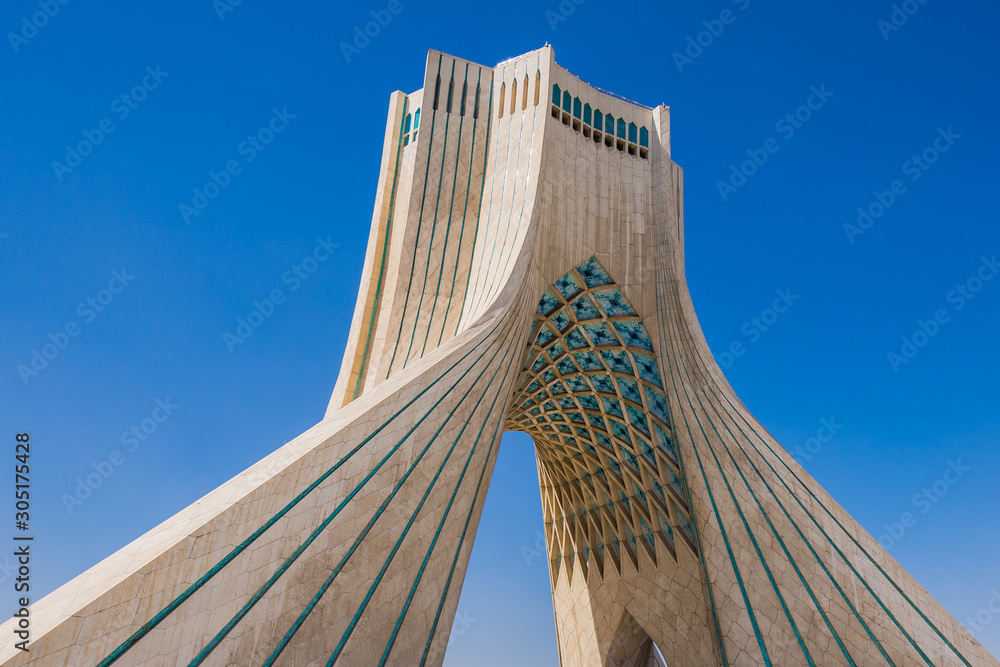 Tehran, Iran - October 15, 2016: One of the most famous Tehran ...