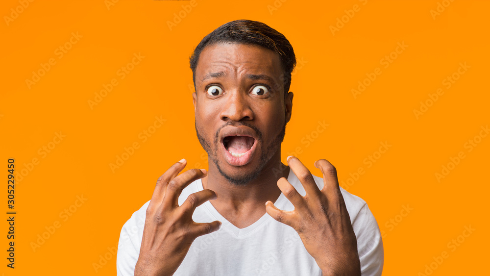 Black Person Screaming