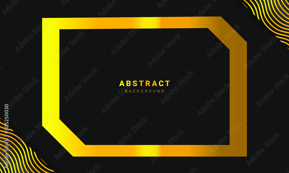abstract gold certificate template background, overlapping background ...