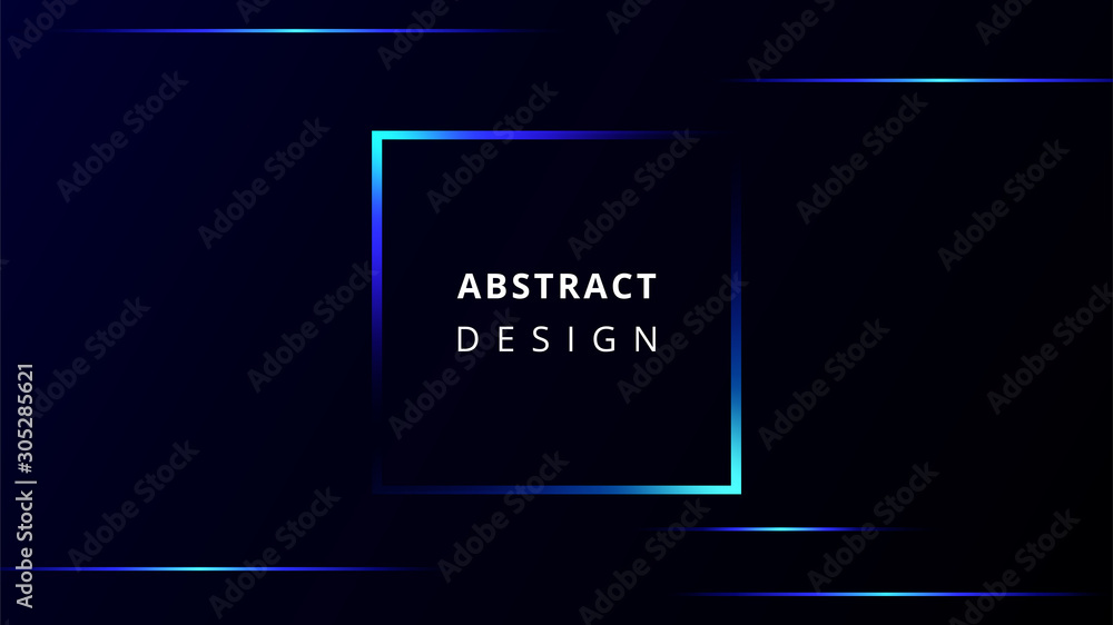 Blue abstract minimal design, elegant wallpaper with blue light effect ...