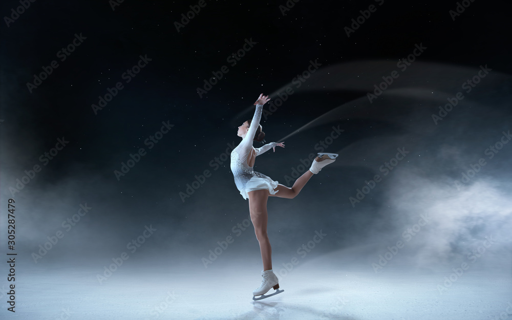 Figure skating girl. Stock Photo | Adobe Stock