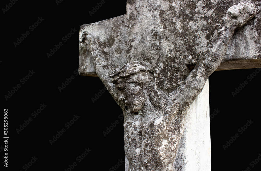 Poster Jesus Christ crucified on the cross. Death and suffering – Wandbild | Europosters