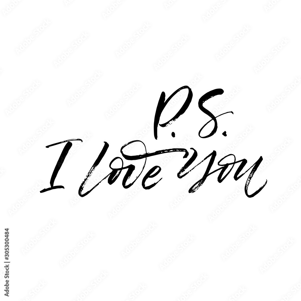 Ps I Love You Font
