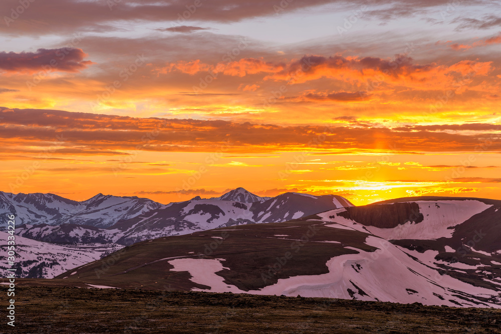 Rocky Mountain Sunset