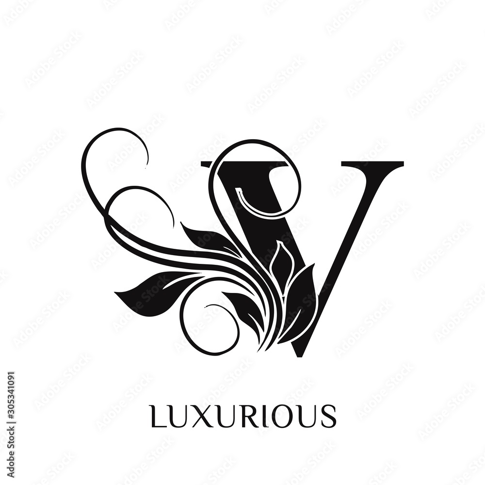 Decorative Letter V