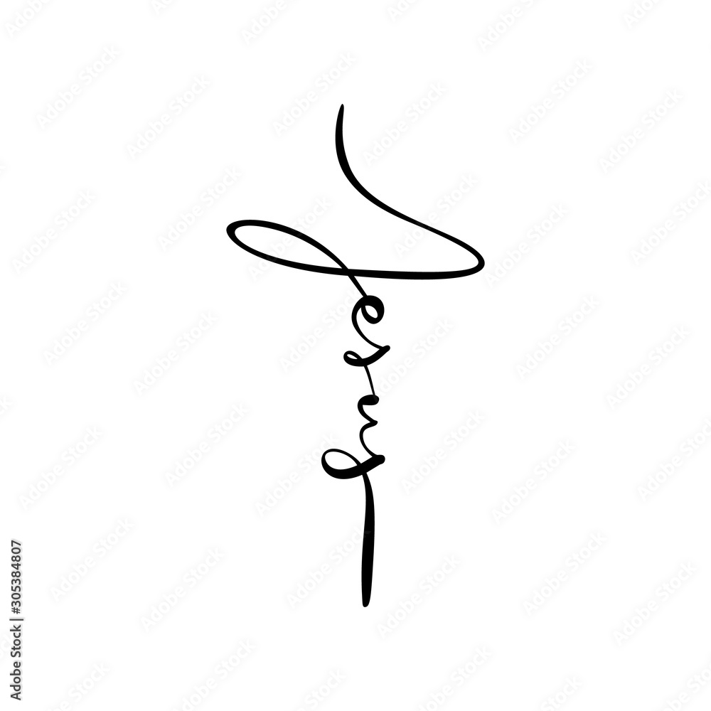 Jesus Hand written Vector calligraphy lettering text in cross shape ...