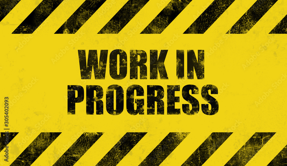 Work in progress background Stock Illustration | Adobe Stock