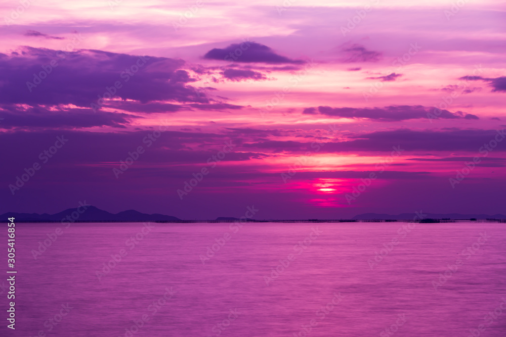 Purple Beach Sunrise