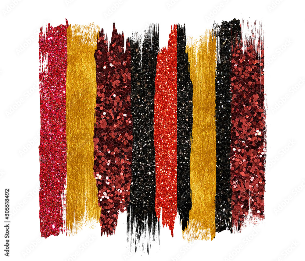 Black, red, gold, Brush, Strokes, jpg, sublimation, shirt, clip art ...