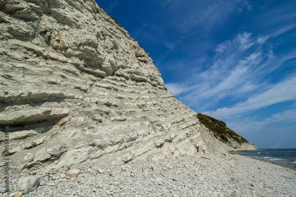 Paleo-geological site. The White Rocks in Byala are the fourth place in ...