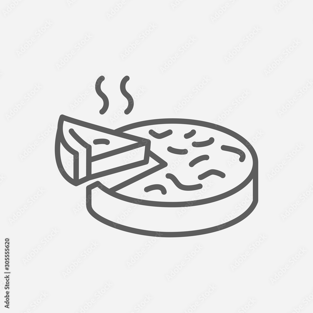Illinois icon line symbol. Isolated vector illustration of icon sign ...