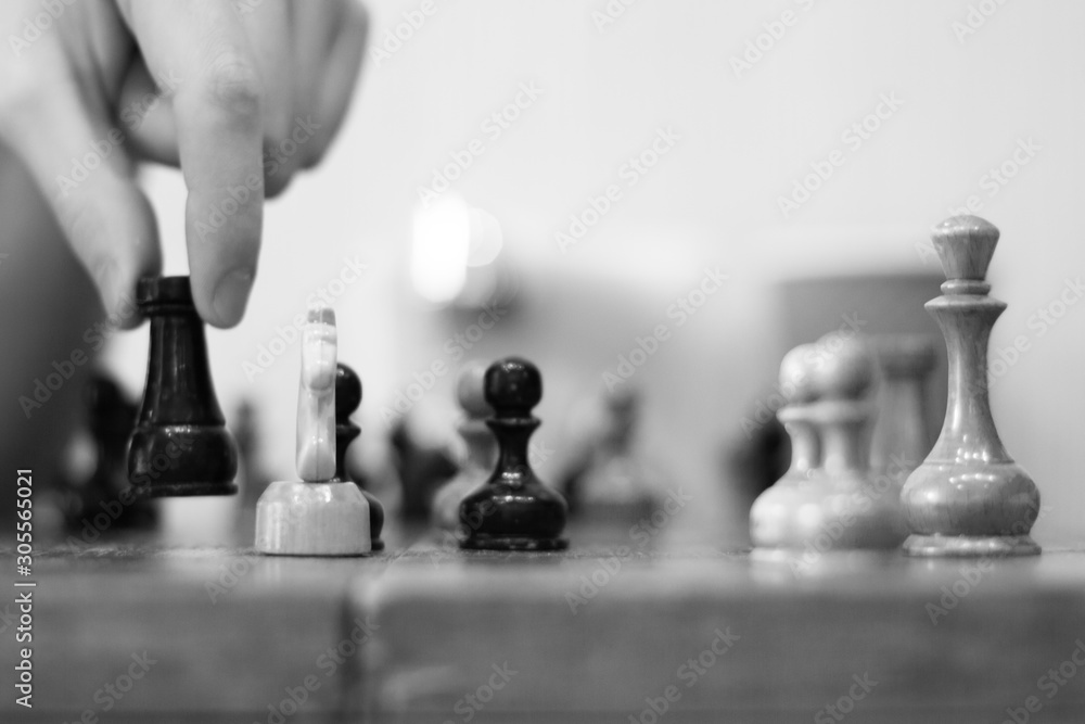 chess on white background Stock Photo | Adobe Stock